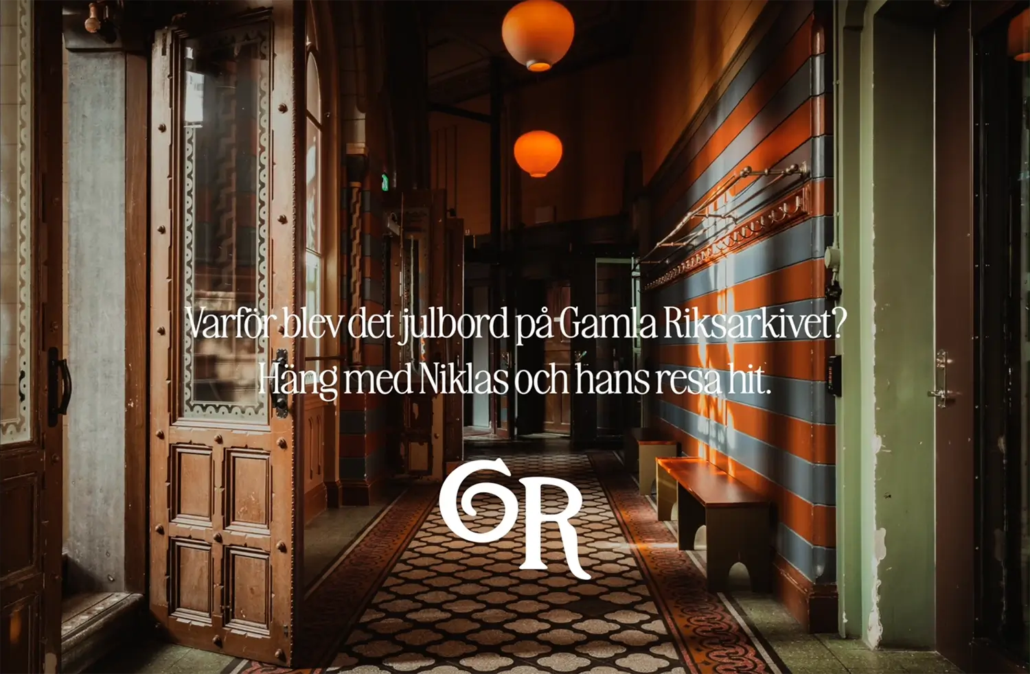 Varför blev det julbord på Gamla Riksarkivet? - Gamla Riksarkivet